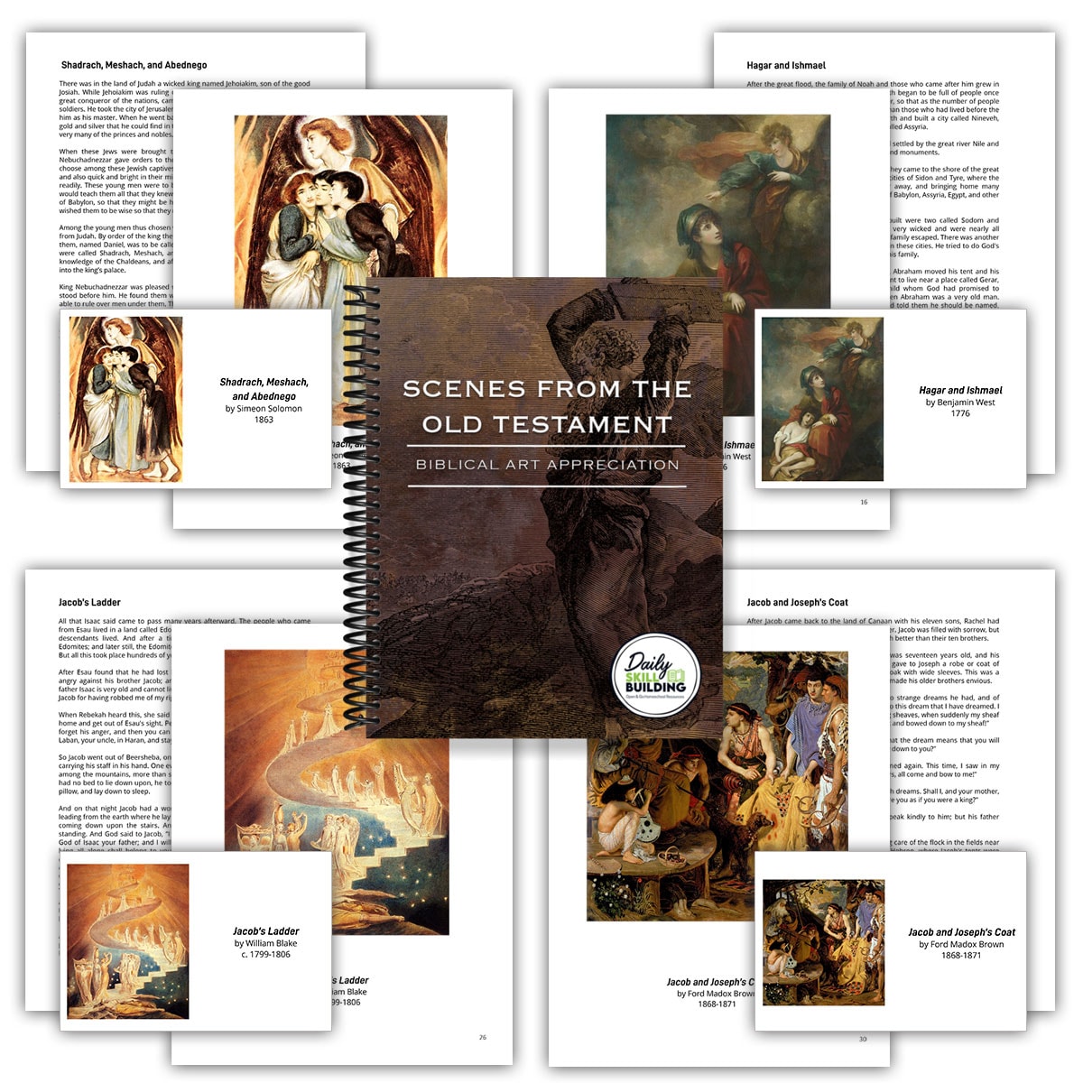 Scenes from the Old & New Testament - Biblical Art Appreciation Set
